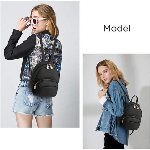 Bags | Little Backpack Bag Small Size Purse Vegan Leather Pink | Poshmark